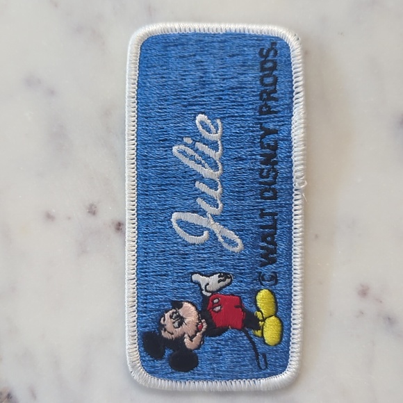 Disney | Other | Vintage Disney Julie Name Patch | Poshmark